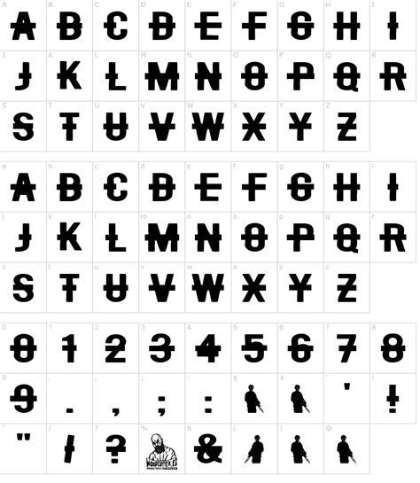 The Protection Army Font Download