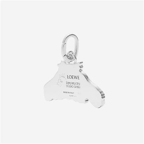 로에베 X 하울의 움직이는 성 힌 참 스털링 실버 Loewe Kream