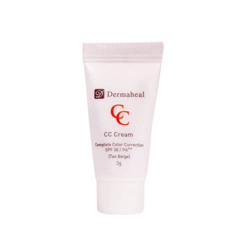 Крем солнцезащитный с тоном Dermaheal CC cream SPF 30 Tan Beige 3г от ...
