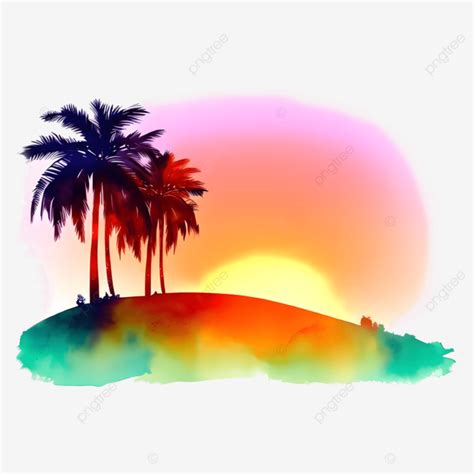 일몰 하늘 언덕 일몰 화려한 일몰 아름다운 일몰 Png 일러스트 및 Psd 이미지 무료 다운로드 Pngtree