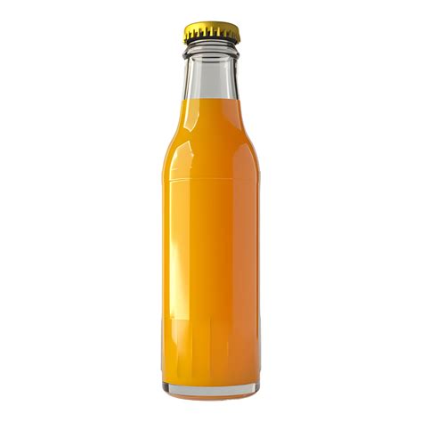 3D Rendering Of A Mango Juice Bottle On Transparent Background 44016583 PNG