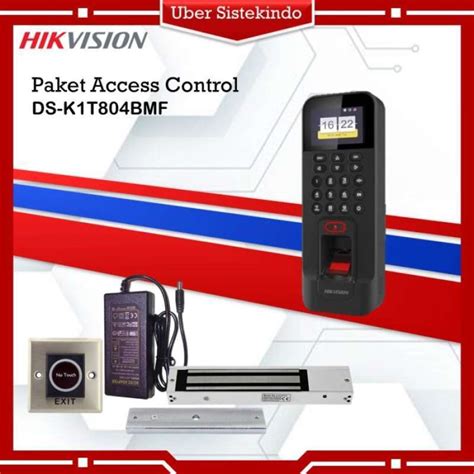 Promo Paket Access Door Hik Ds K1t804amf Fingerprint Rfid 1356mhz