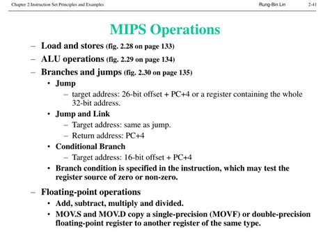 PPT Chapter 2 Instruction Set Principles And Examples PowerPoint Presentation ID 357145