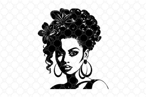 Black Woman Svg Melanin Queen Svg 030 Graphic By