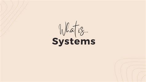 Systems Non Techie Hq