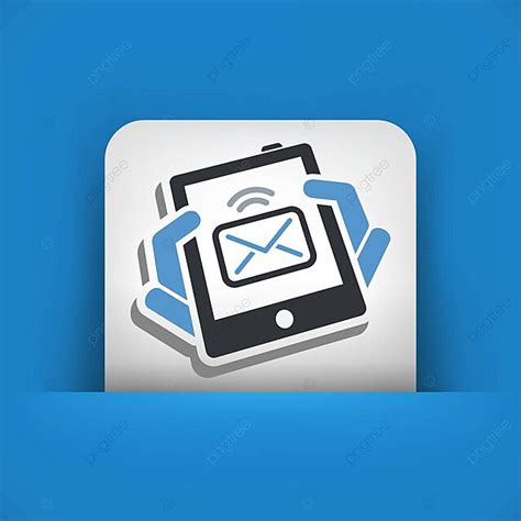 Tablet Message Icon Email Web Communication Vector Email Web Communication PNG And Vector