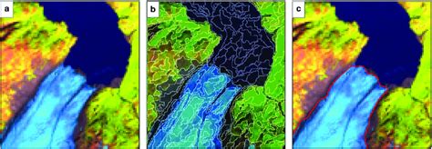 Process Of Generating Outlines Using An Object Based Image Analysis Download Scientific Diagram