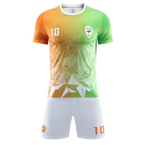 Dye Sublimation Custom Printing Soccer Wears Uniforms Sportswear Set