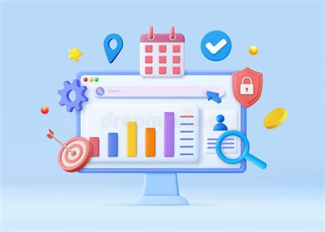 3d Seo Optimization Stock Vector Illustration Of Icon 297191043