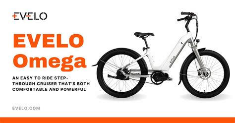 Evelo Omega Powerful Step Through Electric Bike