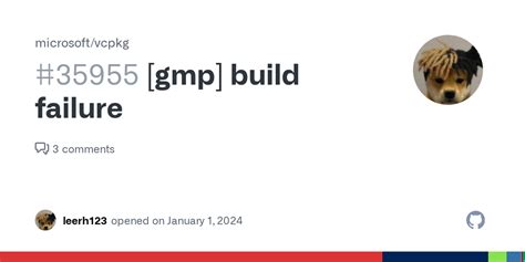 Gmp Build Failure Issue Microsoft Vcpkg Github