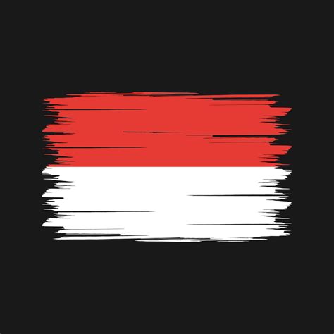 Indonesia Flag Brush National Flag 9437117 Vector Art At Vecteezy