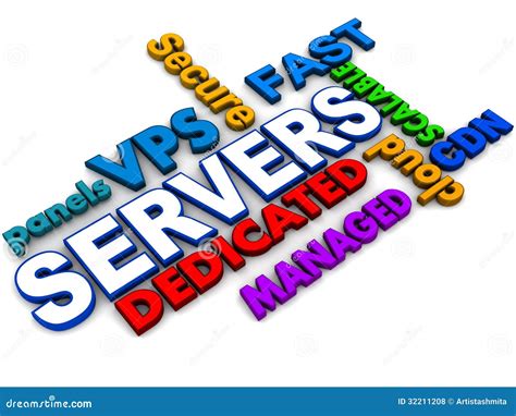 Hosting Servers Stock Illustration Illustration Of Fast 32211208