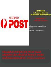 Presentation Pptx INF10003Introduction To Business Information