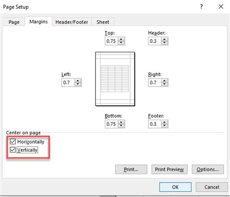 Centering Worksheets Both Vertically Or Horizontally In Excel Earn Centering Worksheets Both Vertically Or Horizontally In Excel Earn