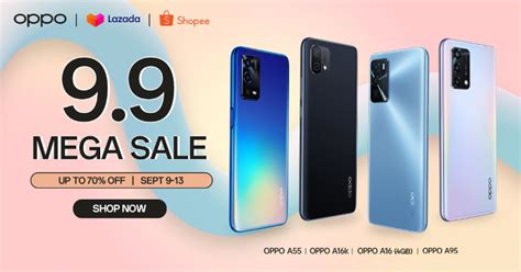Oppo Outs 99 Mega Sale For Lazada And Shopee Platforms