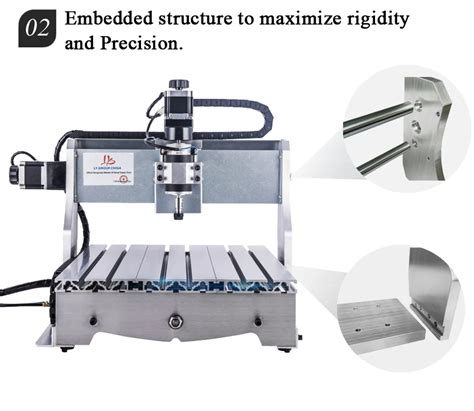 Axis CNC Router W Precision Engraving Machine