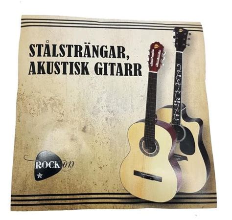 Rockon Stålsträngar Akustisk Gitarr