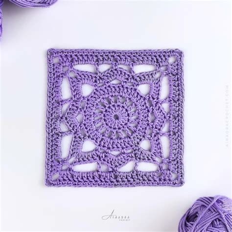 Willow Granny Square Crochet Pattern Video Tutorial Crochet Granny Square Pdf Pattern Crochet