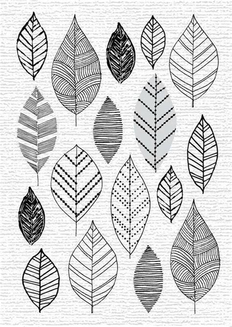 叶子简笔 简笔画 绘画 文秘苑图库