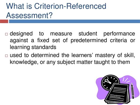 Criterion Referenced Assessment