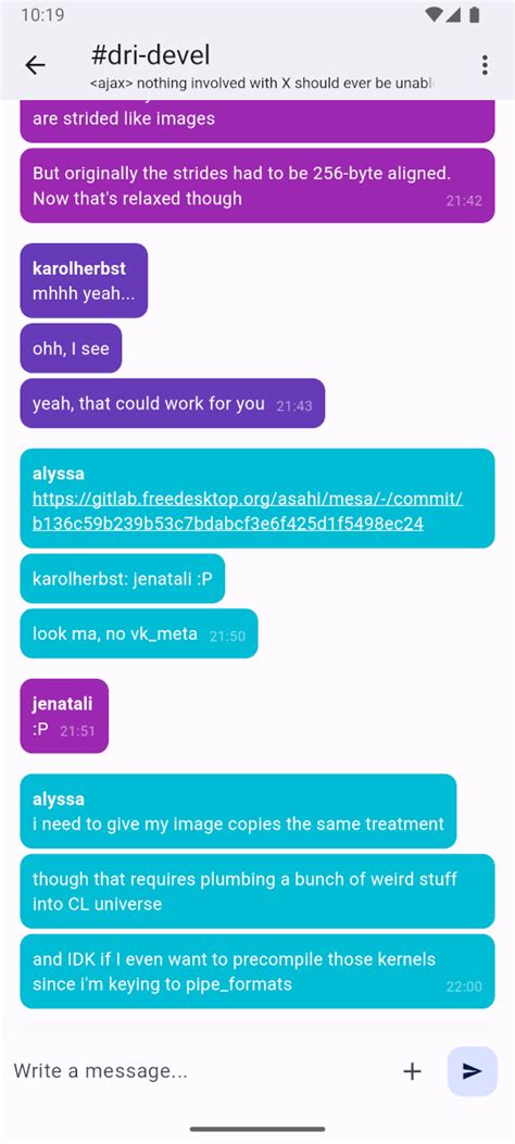 Emersion Goguma An Irc Client For Mobile Devices