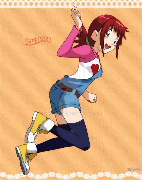 Happy Digigirls Hinomoto Akari By Majoshoujo On Deviantart
