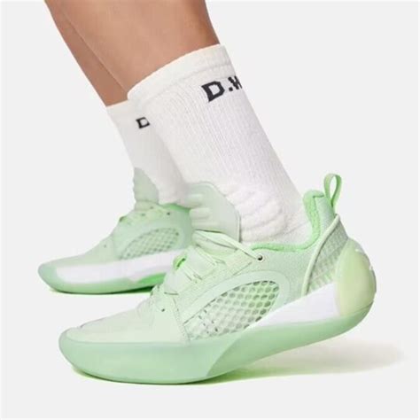 Lining Way Of Wade All City 12 Encore Mint Suede Basketball Shoes Green Stone Lining Way Of