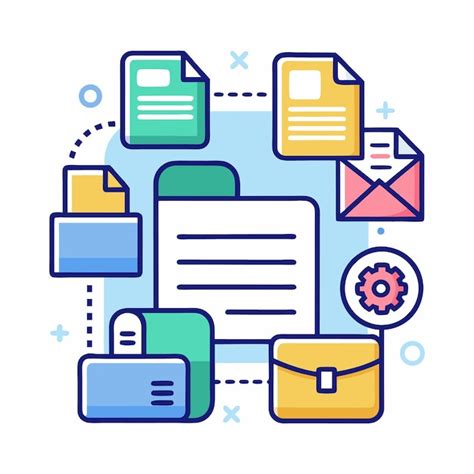 Document Management Icon File Organization Document Storage File Management Premium Ai