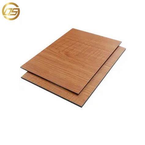 Wooden Grain Acp Acm Quanshuo Metal Materials