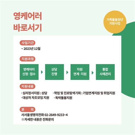 스토리뉴스 2 영케어러가족돌봄청년 지원사업 소개 발행물