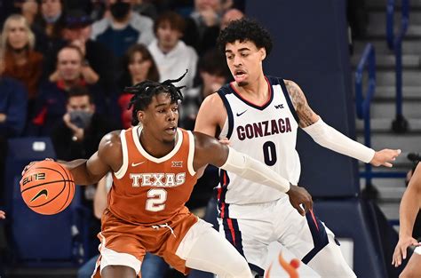 No 11 Texas Longhorns Vs No 2 Gonzaga Bulldogs Live In Game Updates
