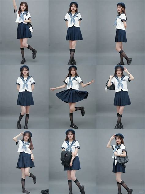 新女团成员出道啦丨jk姿势丨站着怎么拍 花瓣网