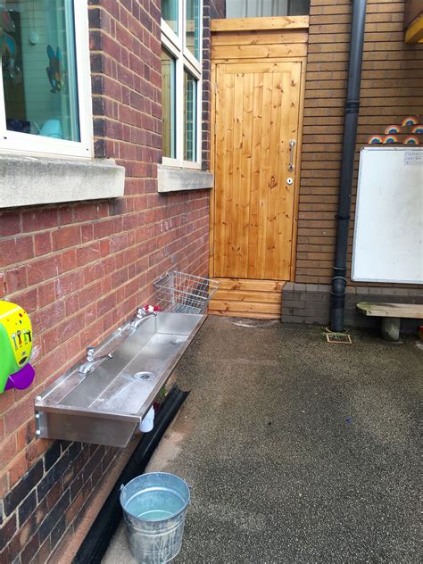 Outdoor Sink In Eyfs Outdoor Classroom One Of The Best Decisions I