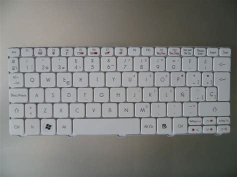 TECLADO ACER ASPIRE ONE 532H D255 HAPPY BLANCO ESPAÑOL Soluciones