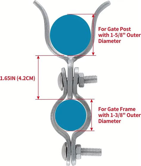 1 X 1 Chain Link Fence Gate Fork Latch Fence Gate Latch Temu
