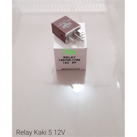Jual Relay 12V Kaki 5 Coklat Relay Lampu Shopee Indonesia