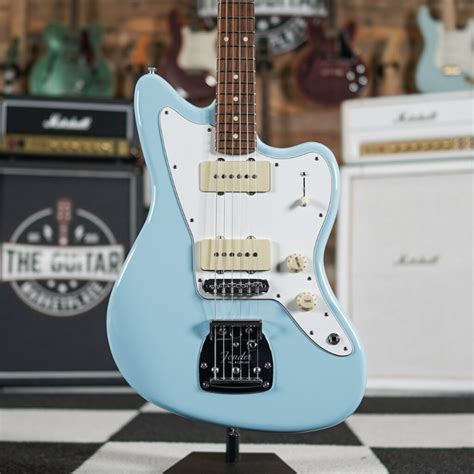 Fender Limited Edition Player Jazzmaster In Sonic Blue With White