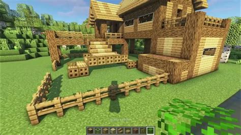 Minecraft Toturial Membuat Rumah Starter House Survival Simple