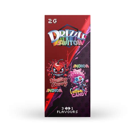 Blasting Cherry Cotton Candy 2g Switch Vape Drizzle Factory