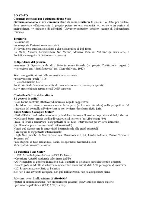 Diritto Internazionale Cassese Docsity