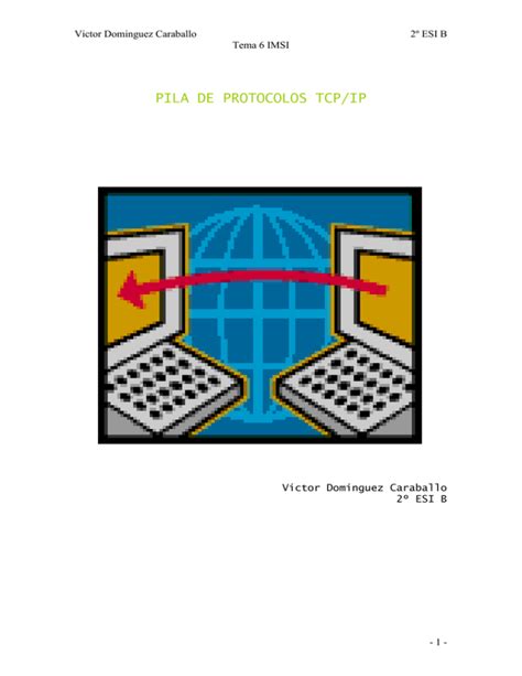 PILA DE PROTOCOLOS TCP IP
