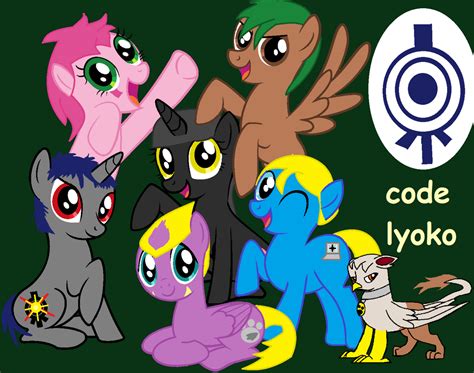 Ponies Code Lyoko Group With Kiwi By Pyrogoldenwheel510 On Deviantart