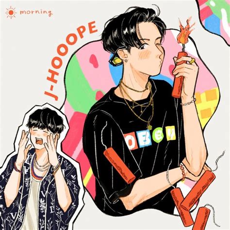 Jhope Fan Art In Exo Fan Art Bts Fanart Bts Chibi