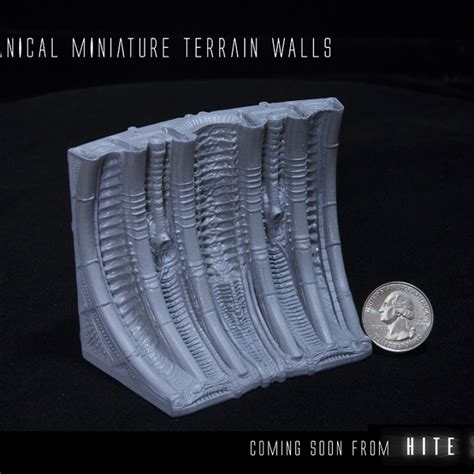 3d Printable Bio Craft Curved Wall By Jason Hite