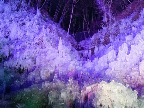 ふれいず on Twitter あしがくぼの氷柱を見に来ました