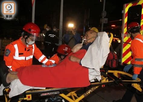 廣田邨單位起火爆炸冷氣機墮街 九旬翁偕女兒及鄰居共3人送院