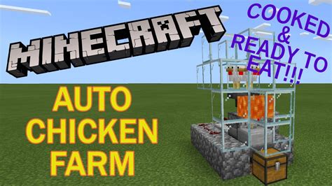 Minecraft How To Make Automatic Chicken Farm
