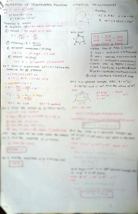 Solution Spherical Trigonometry Trigonometric Functions Studypool