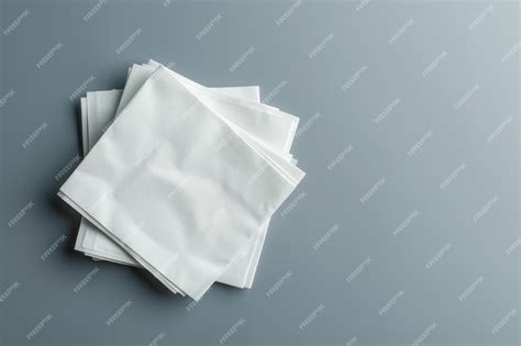 Premium Photo Design A Paper Napkin Stack Mockup To Showcase Your Logo Or Graphic Design